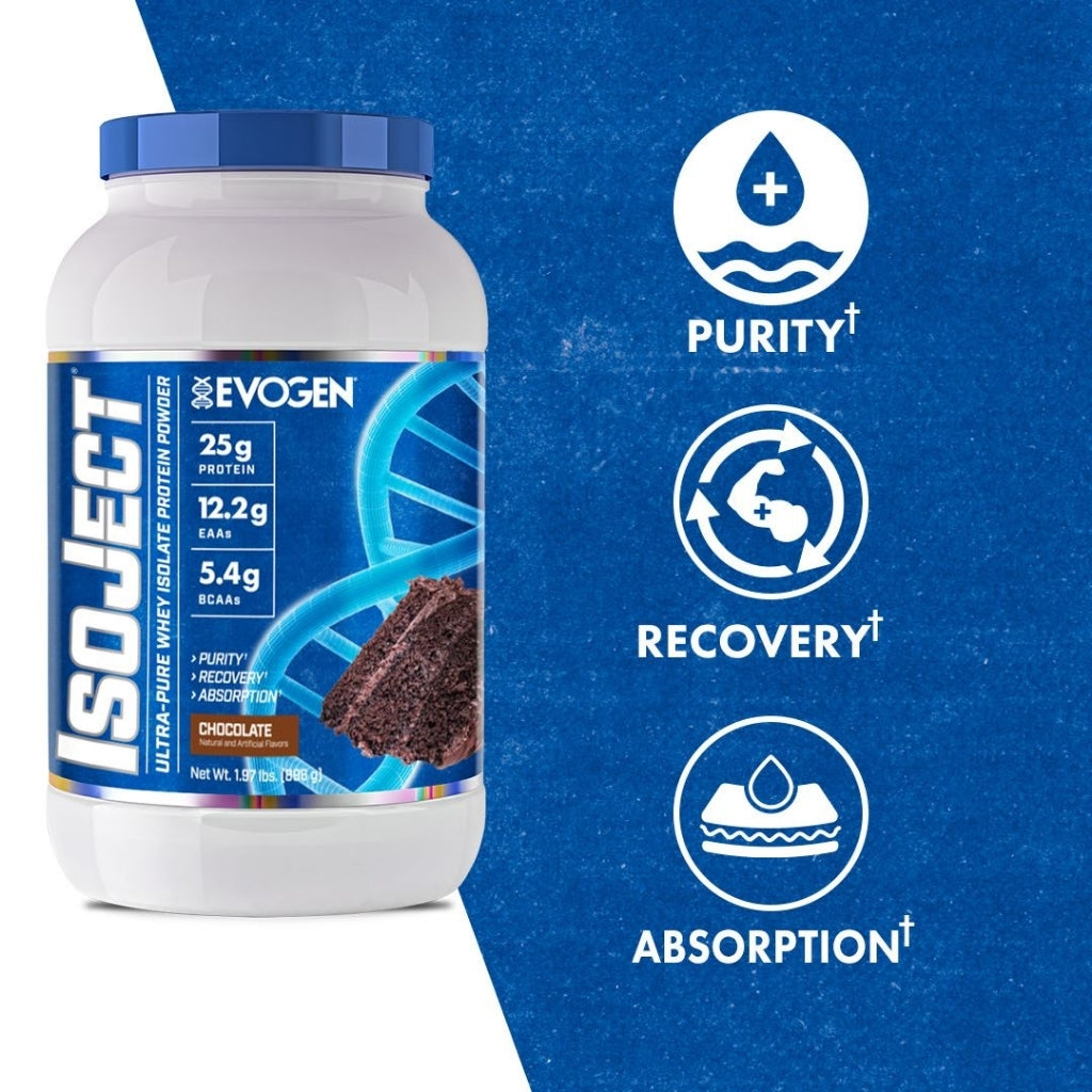 ISOJECT ULTRA PURE WHEY ISOLATE SABOR CHOCOLATE BROWNIE - EVOGEN ...
