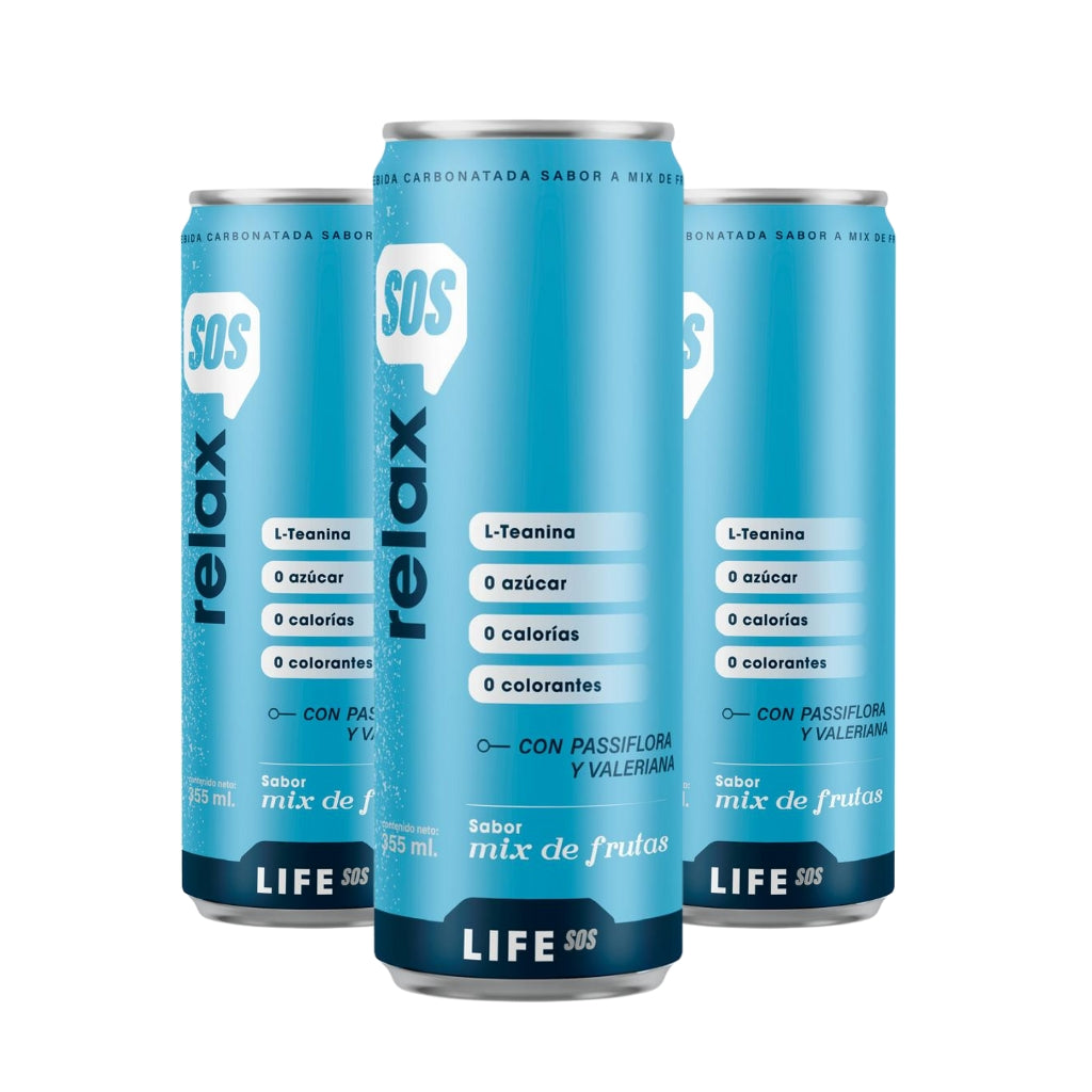 Bebida rehidratante SOS Relax 355 ml - Life SOS – FitMarketPeru