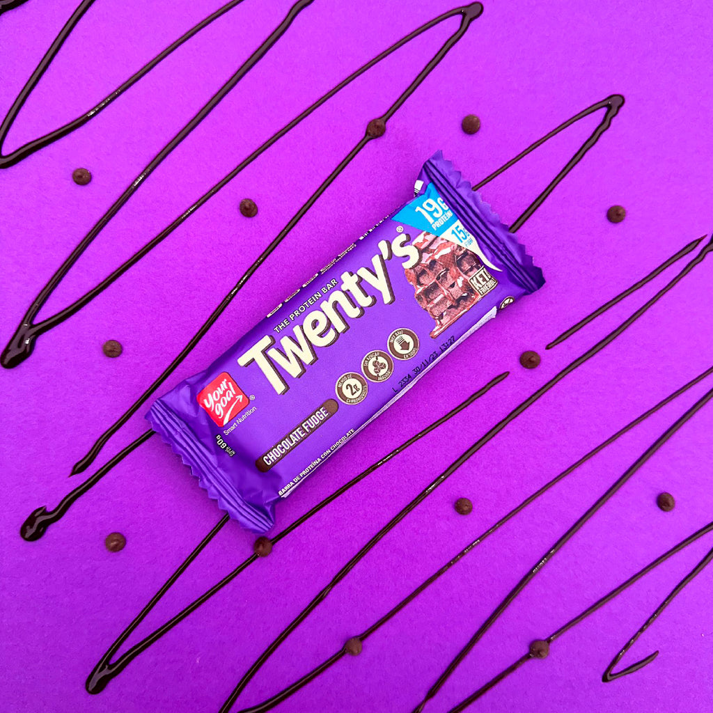 Barra de proteína Twenty's sabor Chocolate Fudge - Your Goal ...