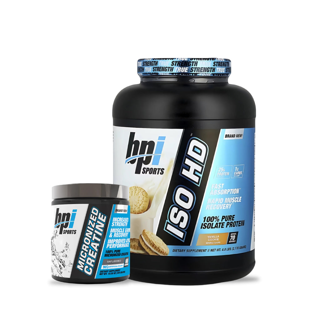 ISO HD 4,9LB+ CREATINA MONOHIDRATADA Y MICRONIZADA 300G - BPI SPORTS ...